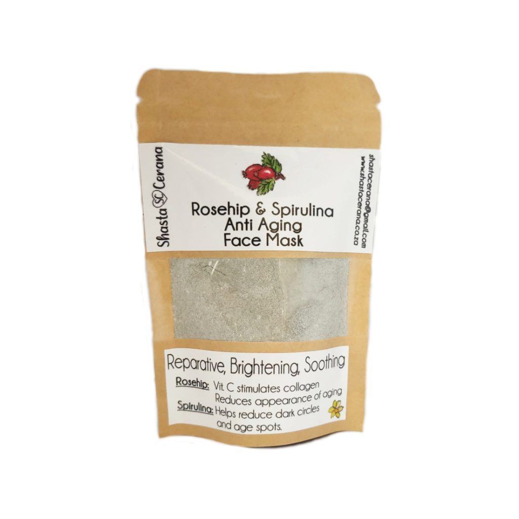 Rosehip & Spirulina Anti-Aging Face Mask - | Shasta Cerana