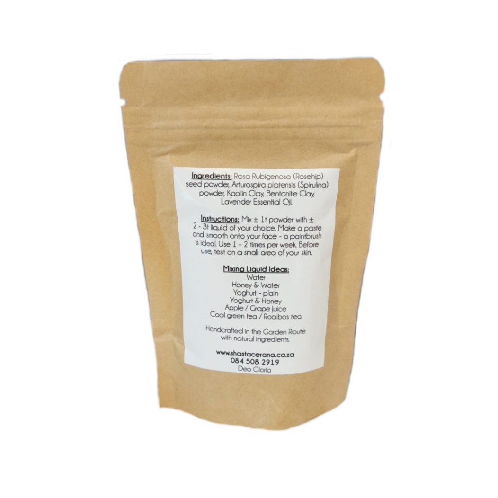 Rosehip & Spirulina Anti-Aging Face Mask - | Shasta Cerana