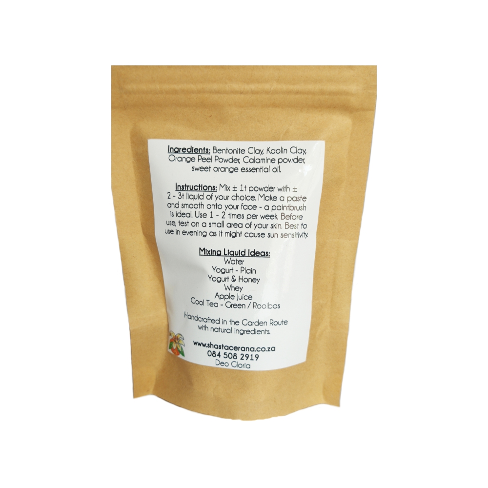 Orange Peel Powder Face Mask